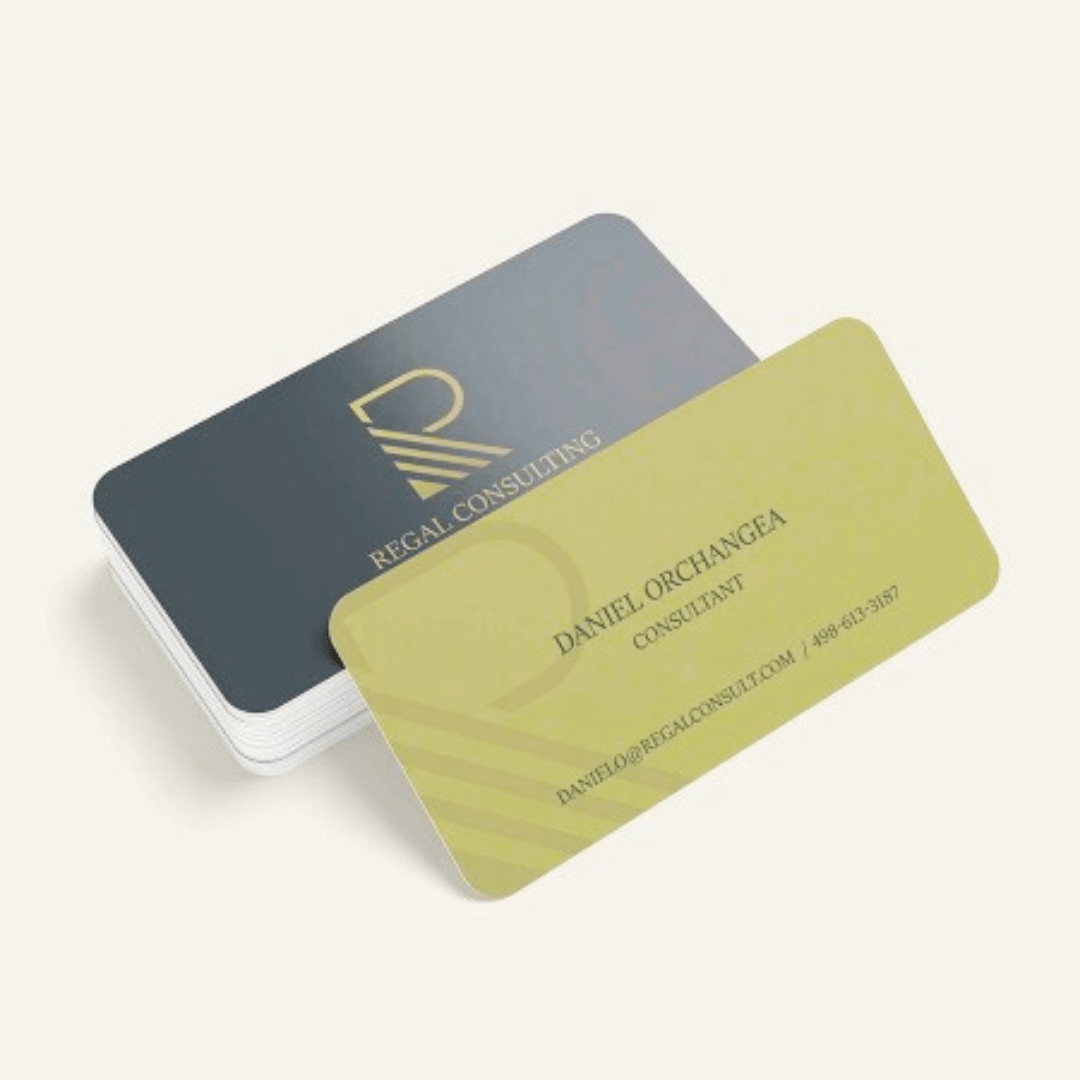 Round Corner Visiting Card - Serve Print